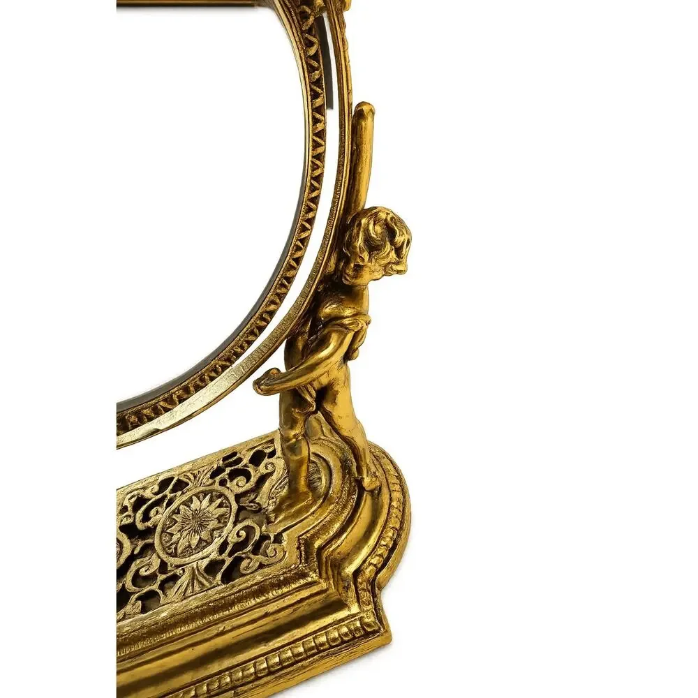 Unique Vintage | Art | Vintage Taj Importing Cherub Table Mirror ...
